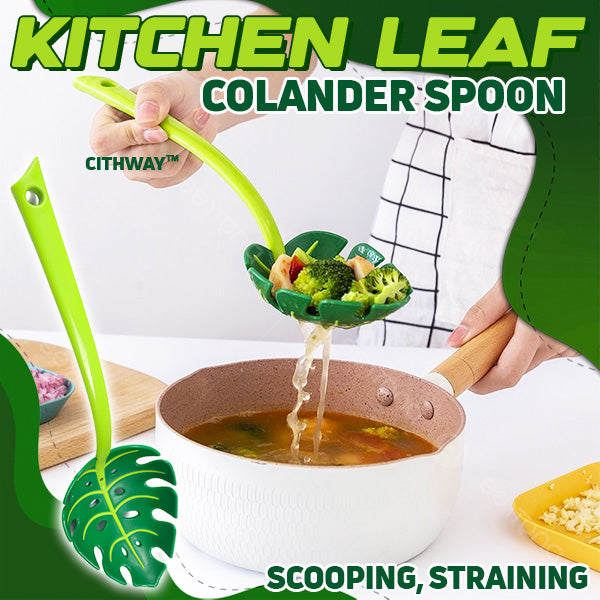Cithway™ Kitchen Leaf Colander Spoon – Imaginflora