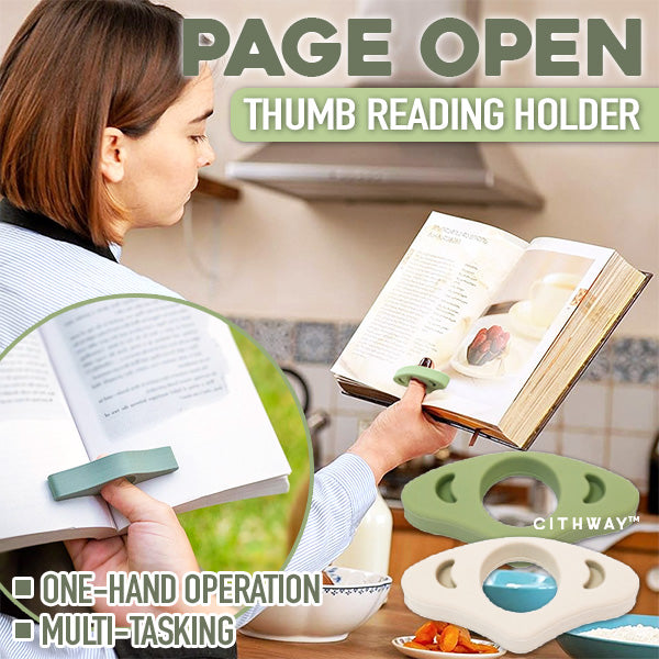 Cithway™ Open Page Silicone Thumb Reading Holder – Imaginflora