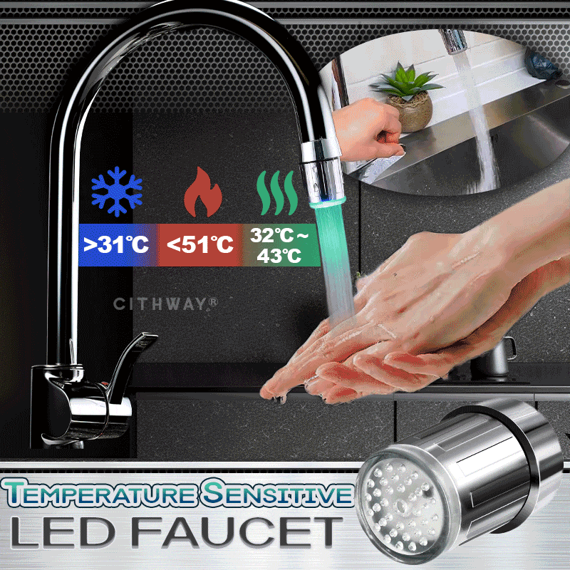 Cithway® Color-Sense LED Faucet Adapter – Imaginflora